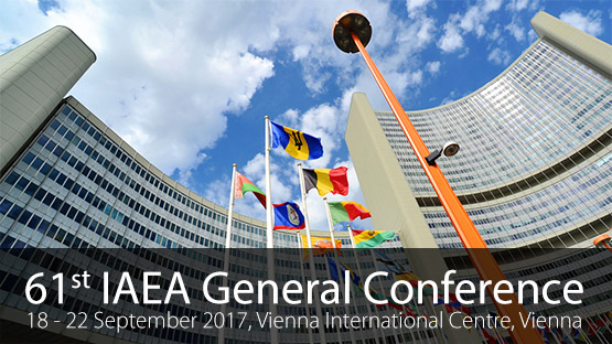 Dr.Sekhar Basu attended 61st IAEA General Conference in Vienna, Austria